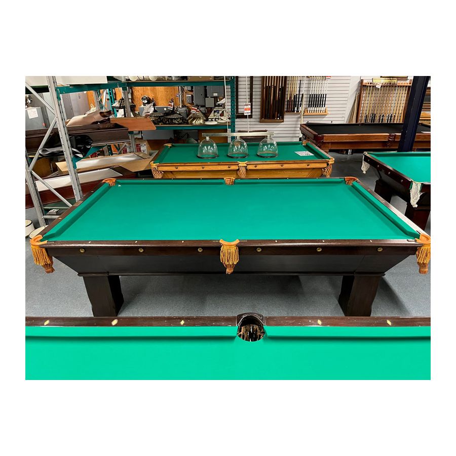 Table de billard Brunswick Dominion Antique 9 pieds usagée fabriqué en ...
