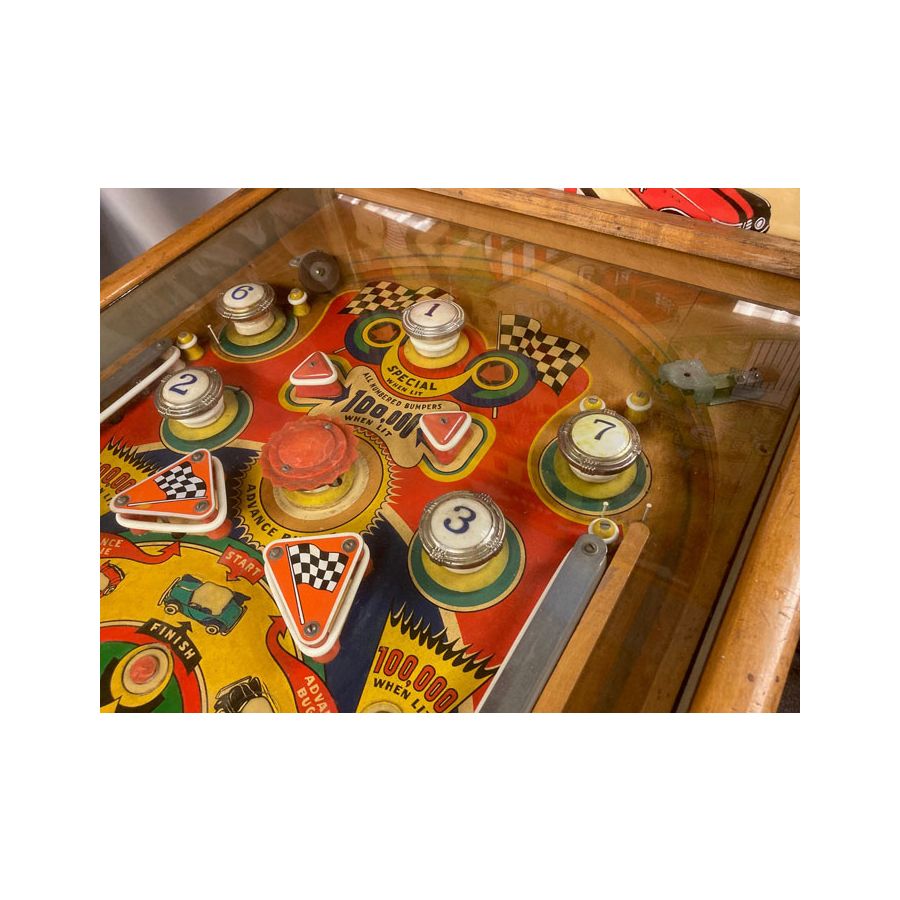 Machine a boule antique Williams Struggle Buggies de 1953